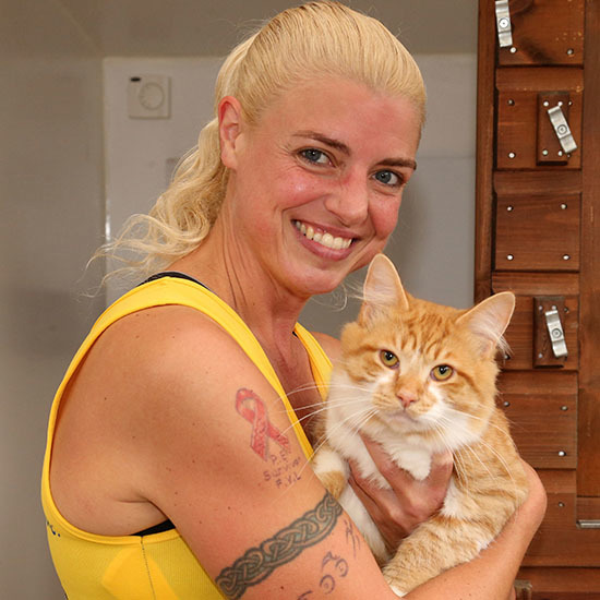 New milestone for inspiring charity runner