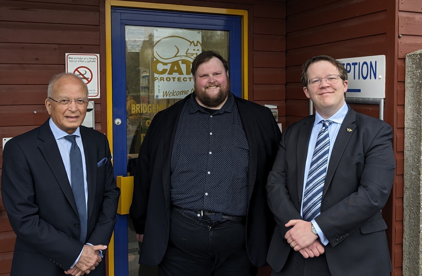 Altaf Hussain MS and Joel James visit | Press Release | Cats Protection